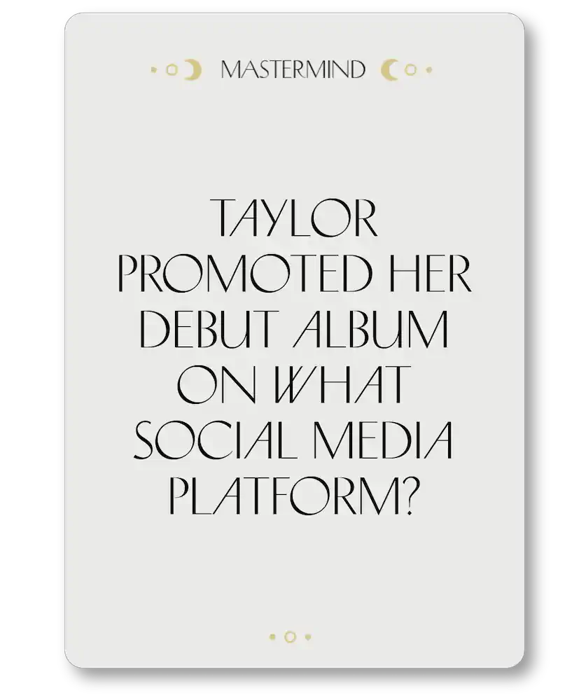 Taylor Swift Debut Album Mastermind Trivia Quiz: Love Stories ...